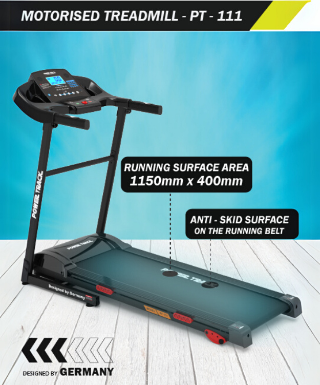 PT-111 Motorised Treadmill | Compact & Efficient Cardio%