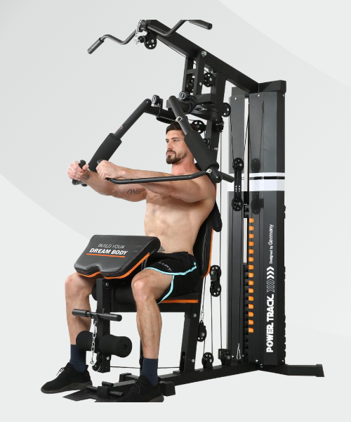 Track Foldable Pedal Exerciser HomeTrack Seated Home Gym - Low Impact ...